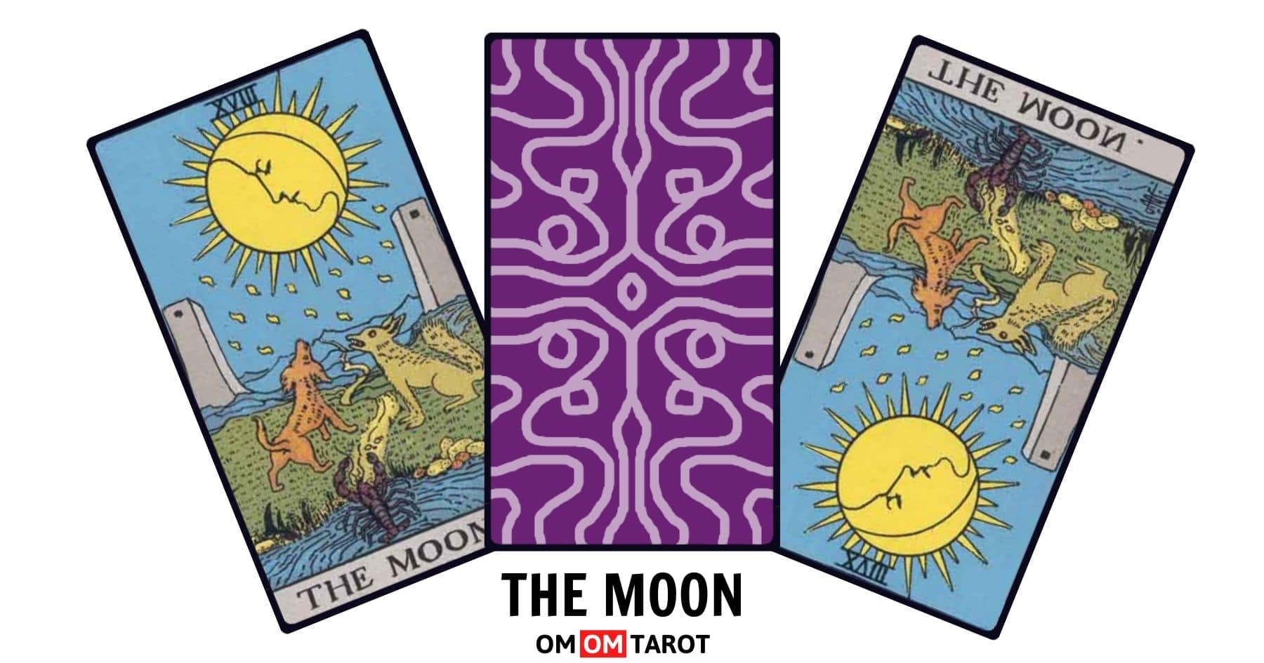 Lá bài tarot The Moon - Số 18